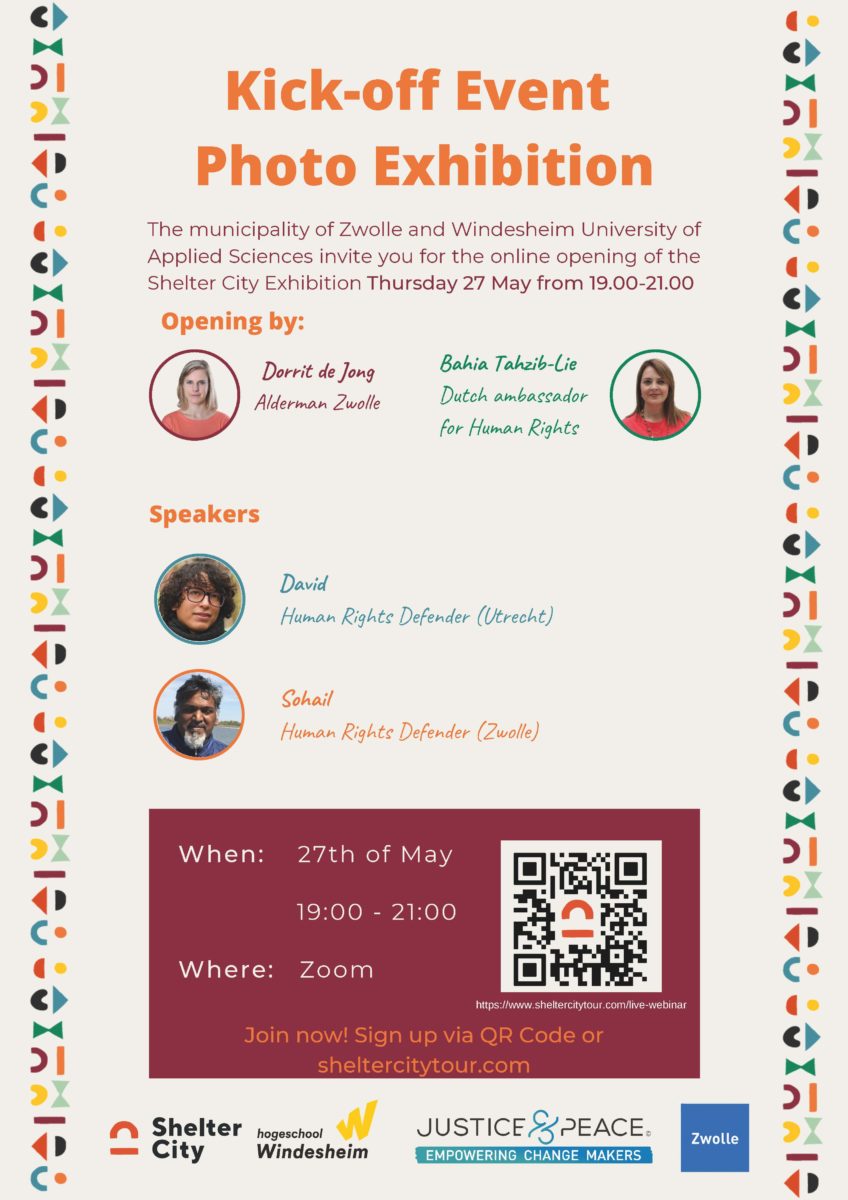 Shelter City Zwolle: Kick-off event outdoor photo exhibition - Justice ...